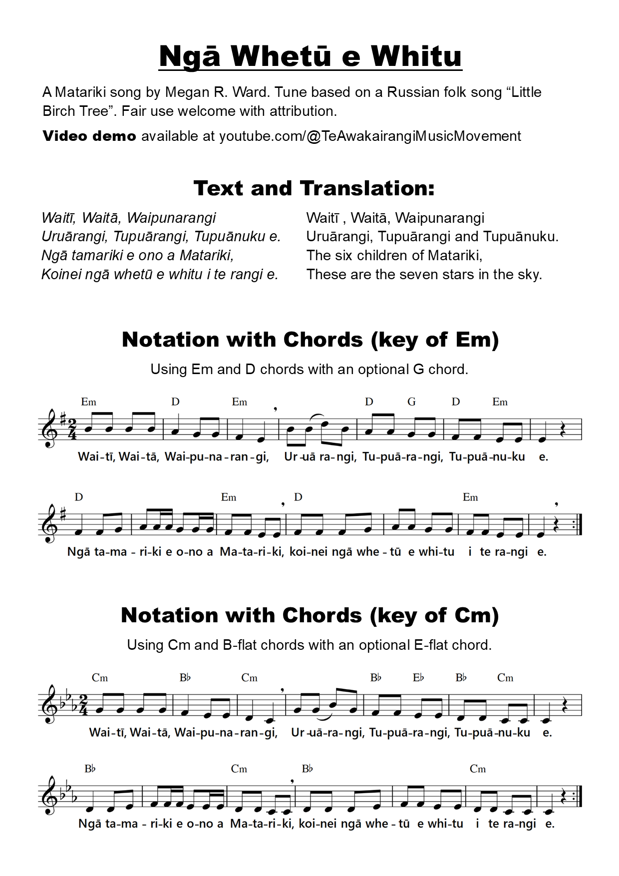 Te Awakairangi Music Movement